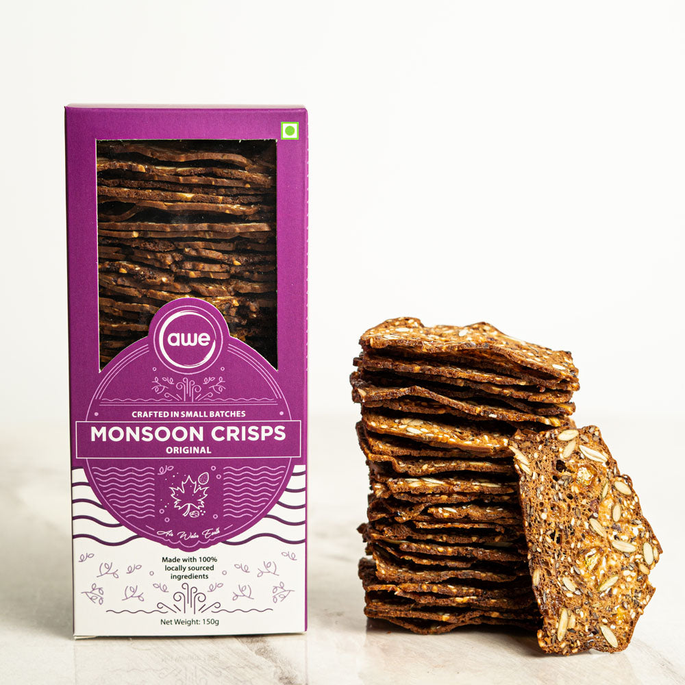 Monsoon Crisps Original with Raisins and Maple Syrup - AWE Foods – Awe ...